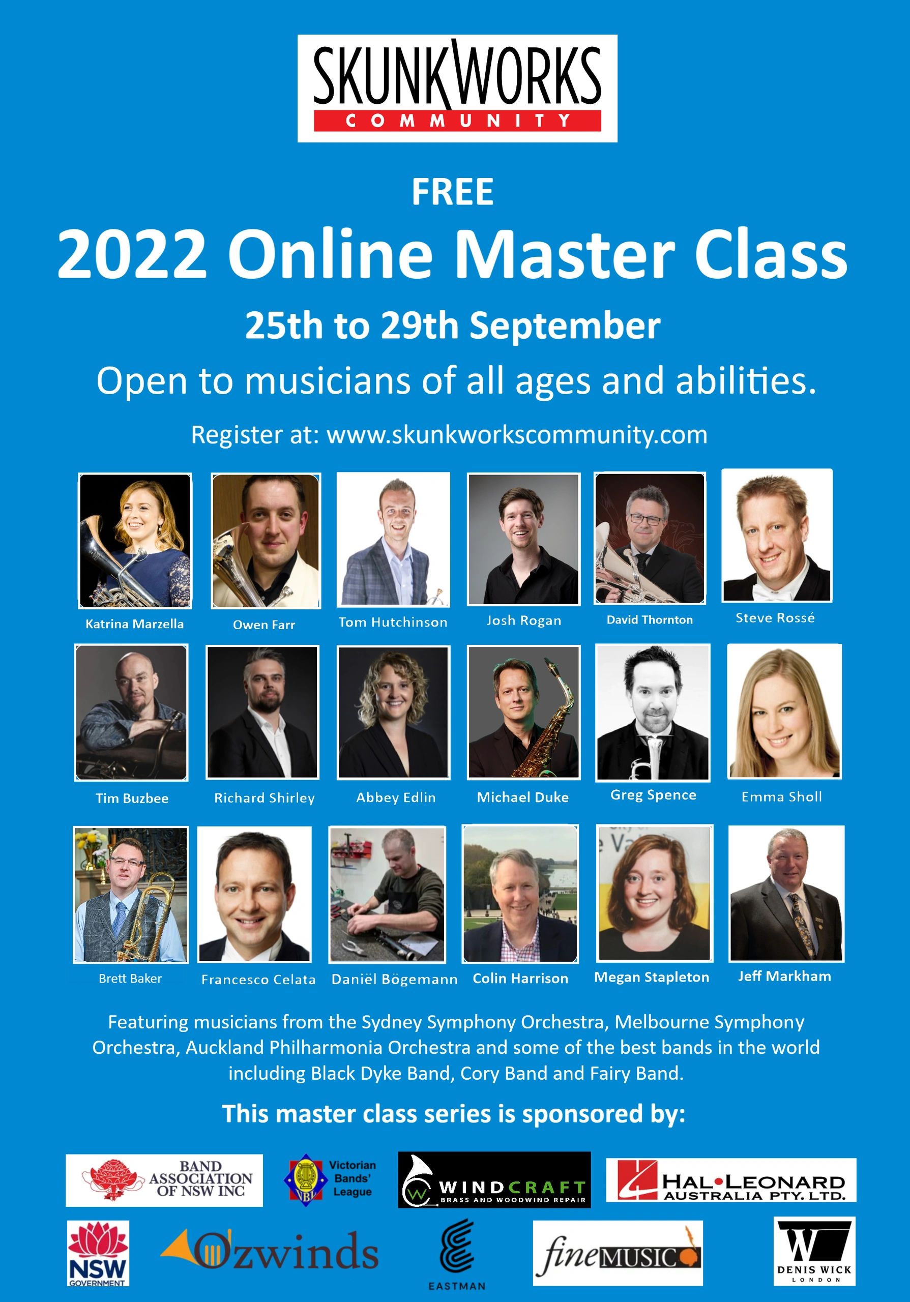 Online Master Class 2022 | Skunkworks Community Limited